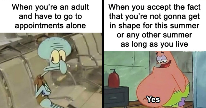 50 Hilariously Relatable Memes: SpongeBob Edition