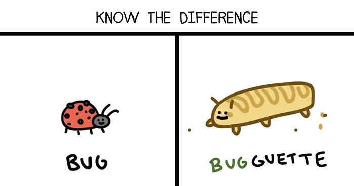 22 Illustrations Highlighting The Funny Differences Between Words That ...