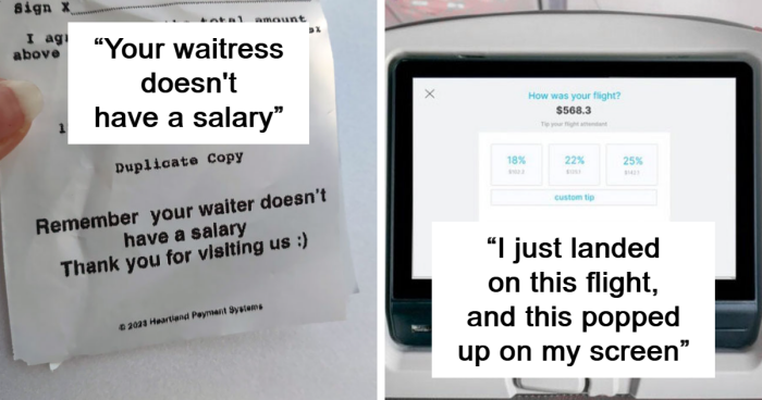 50 Times Tipping Went Too Far And People Had To Shame It Online