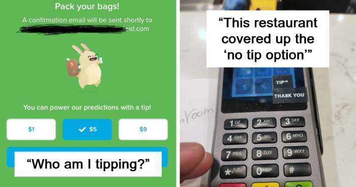 50 Times Tipping Went Too Far And People Had To Shame It Online