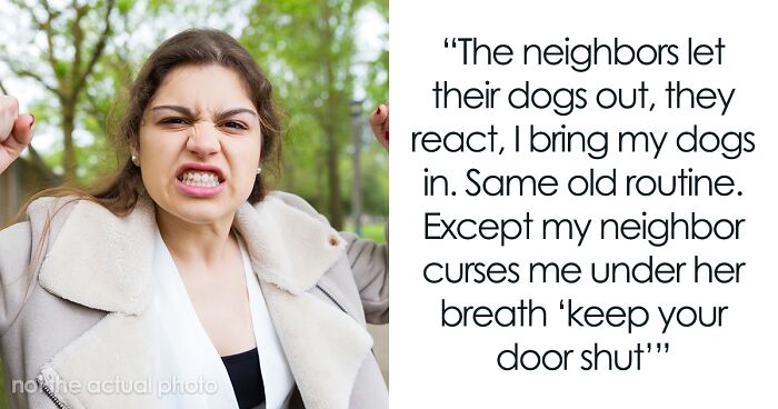 Bad Neighbors Scream At Lady For Using Her Own Yard Due To Their ...