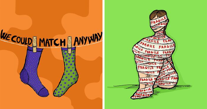 15 Ironic Illustrations About Modern Society Struggles By This Artist ...