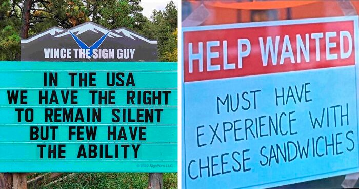 50 Of The Funniest And Most Baffling Signs That People Found In The Wild