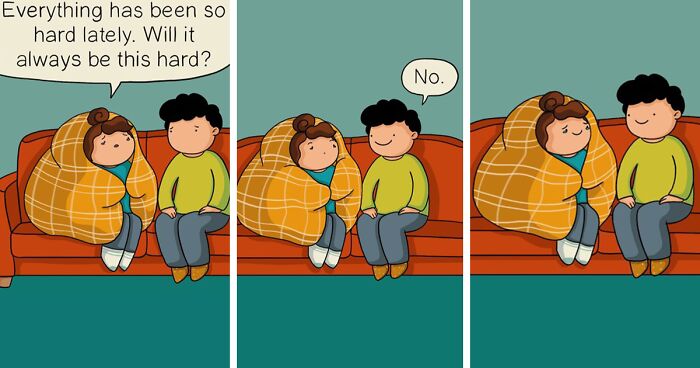 Artist Creates Wholesome And Relatable Comics About Her Everyday Life ...