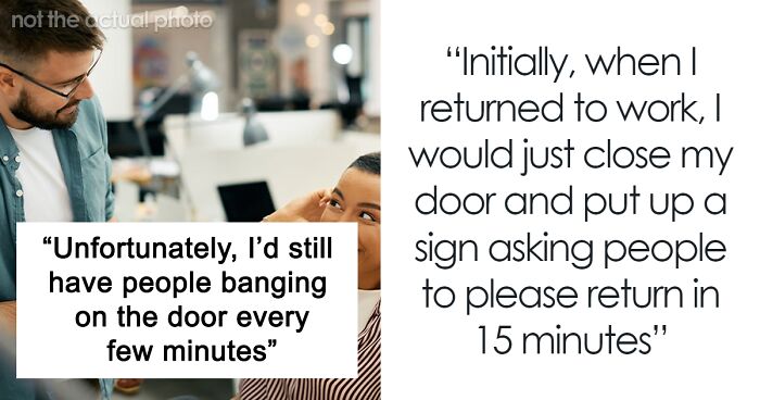 Mom Finds A Way To Keep Coworkers From Disturbing Her While She Pumps ...