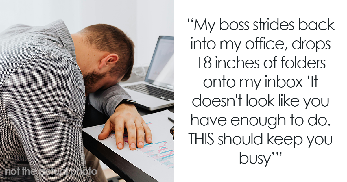 Boss Punishes Employee With More Work Just Because He “Doesn’t Look ...