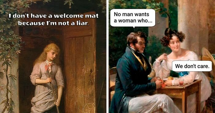 50 Classical Art Paintings That Were Reused To Create Relatable Memes ...