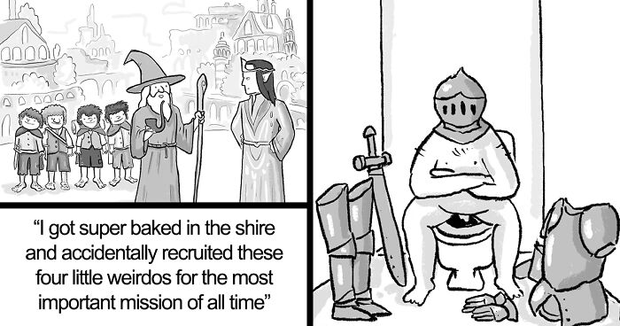 30 Hilariously Creative Short Cartoons Filled With Absurd Situations ...