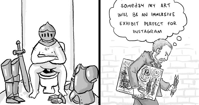 30 Hilariously Creative Short Cartoons Filled With Absurd Situations ...