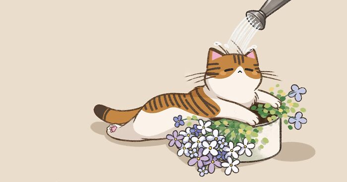 20 Cat Drawings By Mj.Majcha That Are Probably One Of The Cutest Things ...