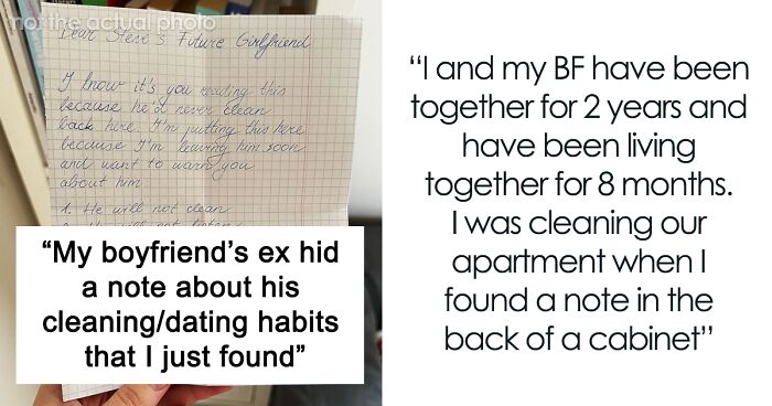 Woman Finds BF’s Ex’s Warning Note In His House, It Leads To Them Breaking Up