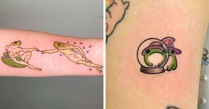 50 Adorable, Creative And Just Awesome Frog Tattoos To Send To Your ...