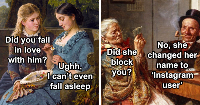 30 Relatable Memes That Combine Classical Art With Situations From ...
