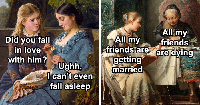 30 Relatable Memes That Combine Classical Art With Situations From ...