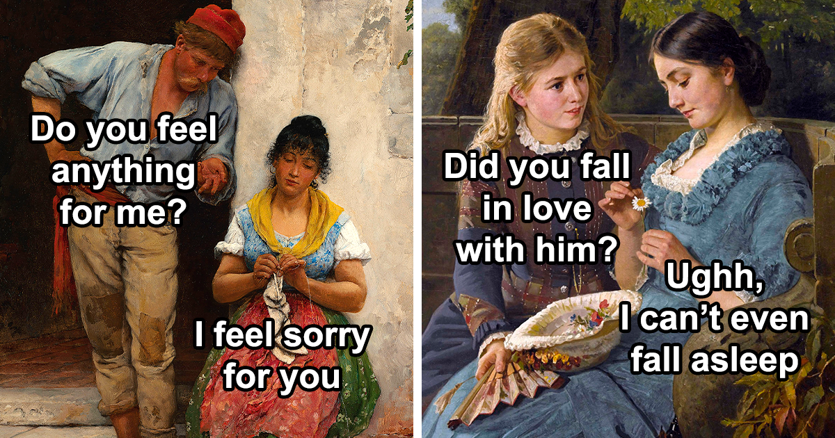 30 Relatable Memes That Combine Classical Art With Situations From ...