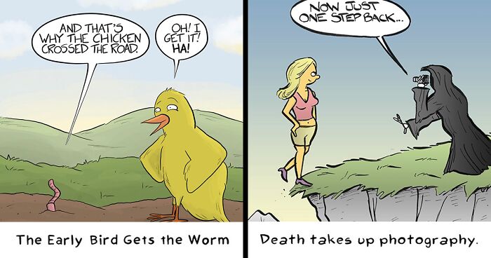 This Artist Has The Talent To Make People Laugh With Single-Panel Jokes ...