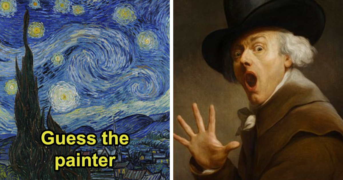 Only 50% Of People Recognize All These Paintings | Bored Panda