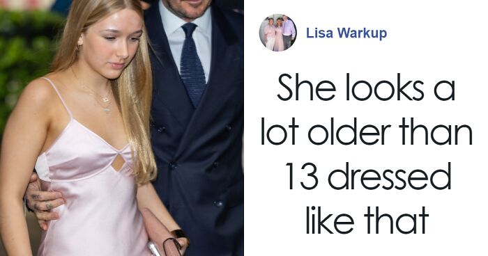 Harper Beckham, 13, Sparks Controversy With “Inappropriate” Pink Satin ...