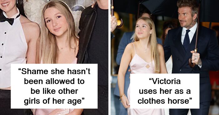 Harper Beckham, 13, Sparks Controversy With “Inappropriate” Pink Satin ...