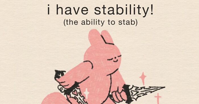 Snarky British Humor Delivered Through Sassy Pink Rabbits By Clarice ...