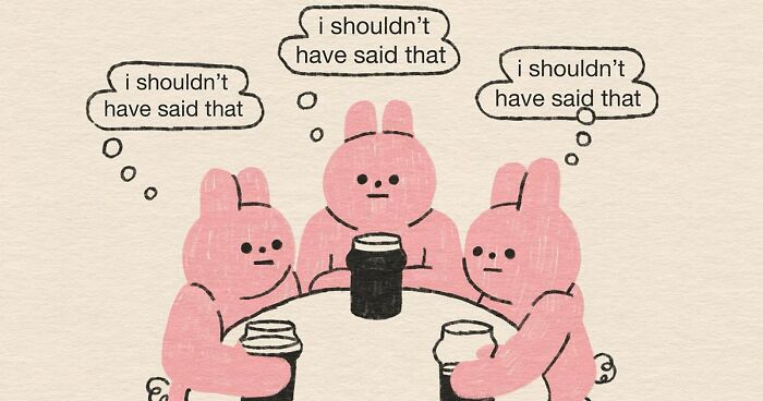 Snarky British Humor Delivered Through Sassy Pink Rabbits By Clarice ...