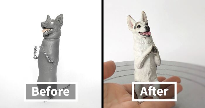 20 Of This Artist’s Hyperrealistic Pet Sculptures That Will Make You ...
