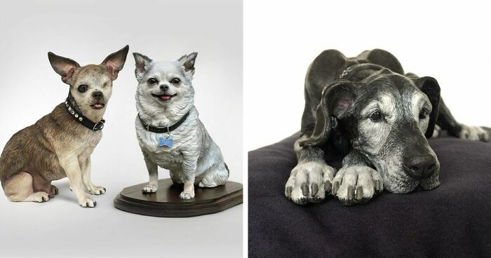 20 Of This Artist’s Hyperrealistic Pet Sculptures That Will Make You ...