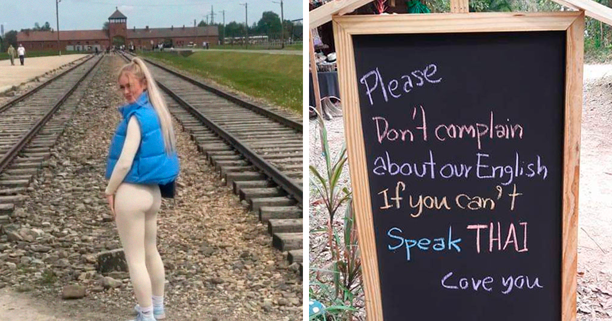 50 Tourists Who Got Shamed Online For Their Unbelievably Rude Behavior ...