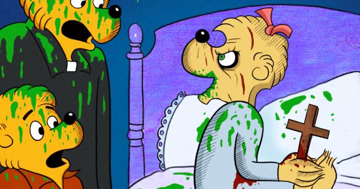 Childhood Cartoons Meet Horror: Artist’s Darkly Nostalgic Artwork Will ...