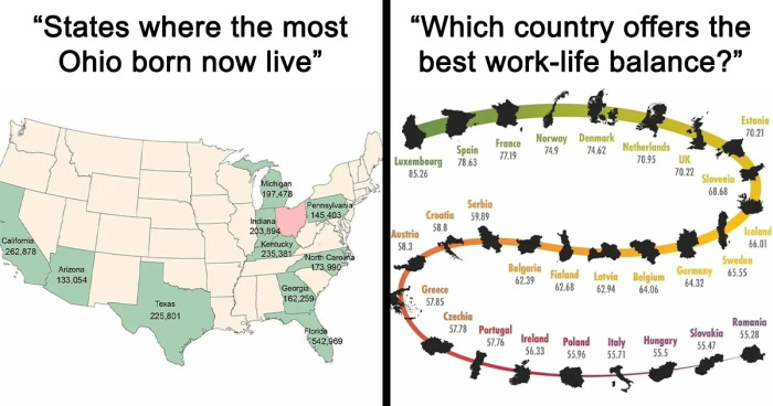 30 Interesting Facts About The World Represented In Unconventional Maps