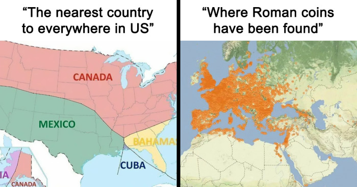 30 Interesting Facts About The World Represented In Unconventional Maps