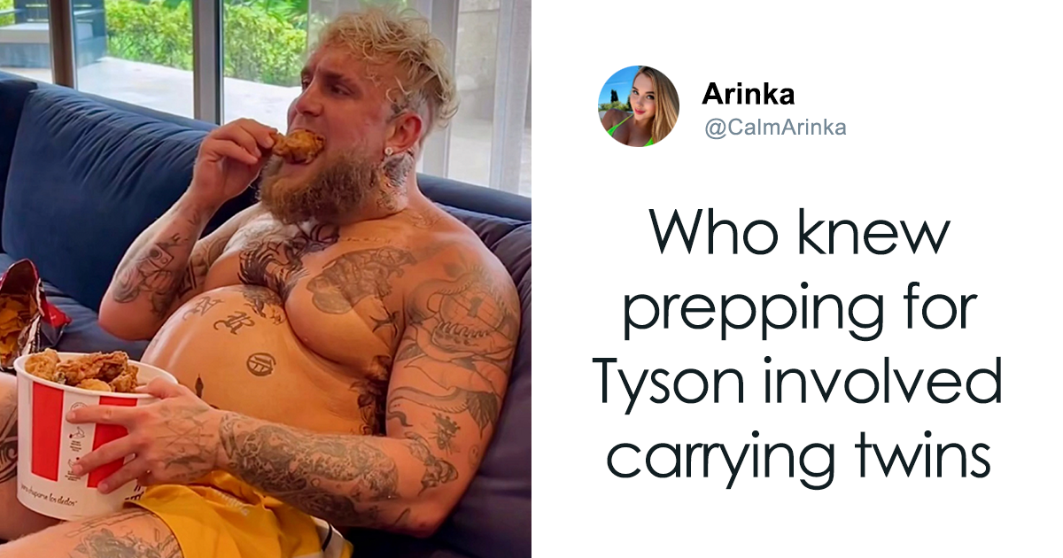 Jake Paul Appears To Be “Pregnant” In Bizarre Workout Video Ahead Of Mike Tyson Fight – Simple Sol.