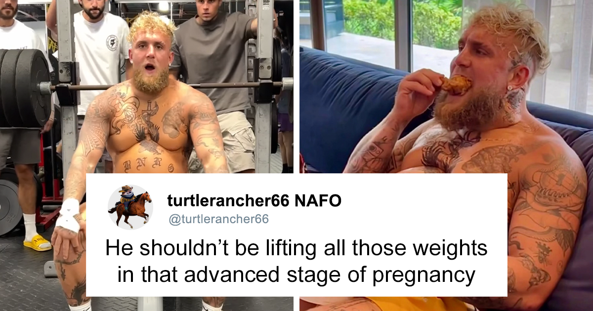 “About To Give Birth To Twins”: Jake Paul Sports Huge Belly In Workout Video, Sparks Confusion ...