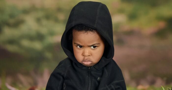 Mom Shares Angry Son’s First School Photos That Are So Hilarious Netizens Can’t Help But Laugh ...