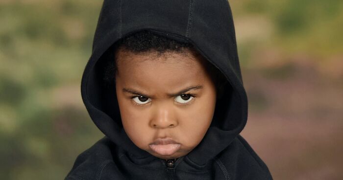 Mom Shares Angry Son’s First School Photos That Are So Hilarious ...