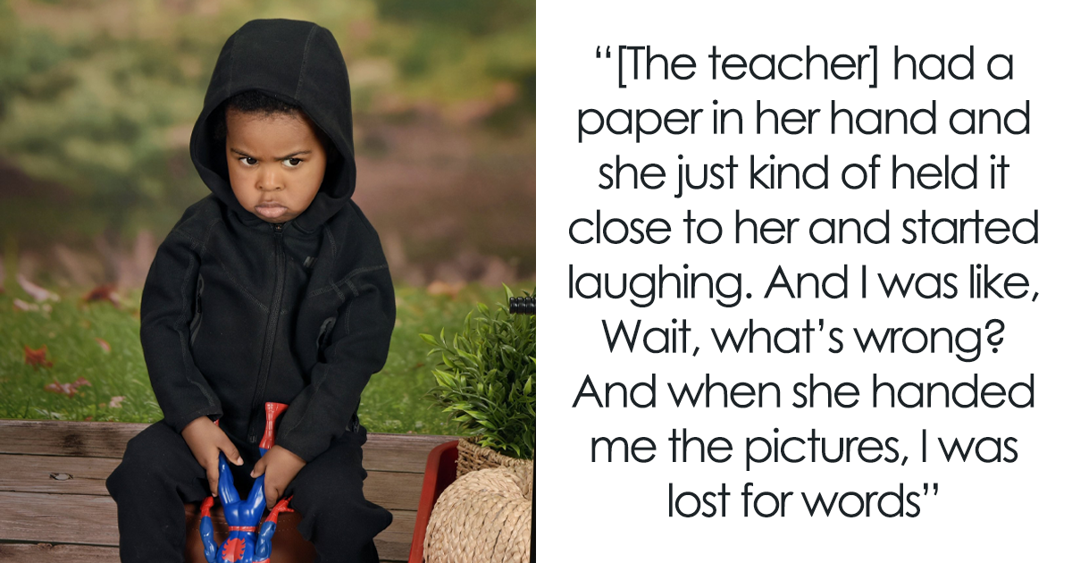 Mom Shares Angry Son’s First School Photos That Are So Hilarious Netizens Can’t Help But Laugh ...
