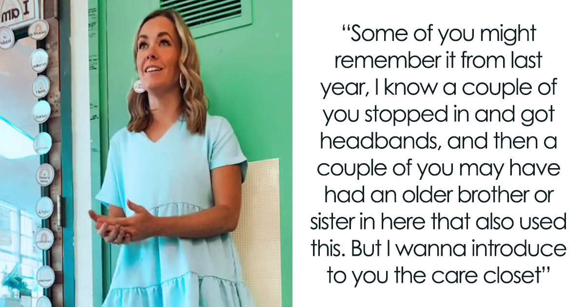 Teacher Introduces Students To A “Care Closet” From Which They Can Take ...