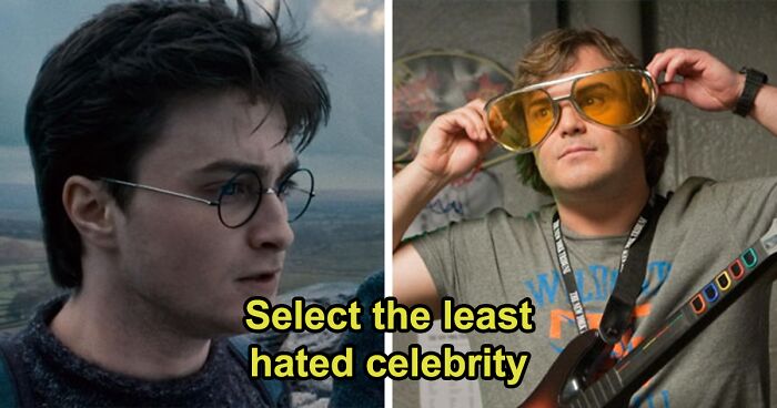 Celebrity Face-Off: Least Hated Famous People Today | Bored Panda