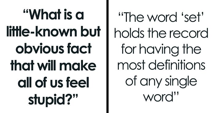 32 Random Facts That Seem Too Weird To Be True, Yet They Are, According ...