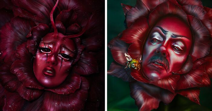 I Transformed My Loved Ones Into Flower-Inspired Characters Using ...