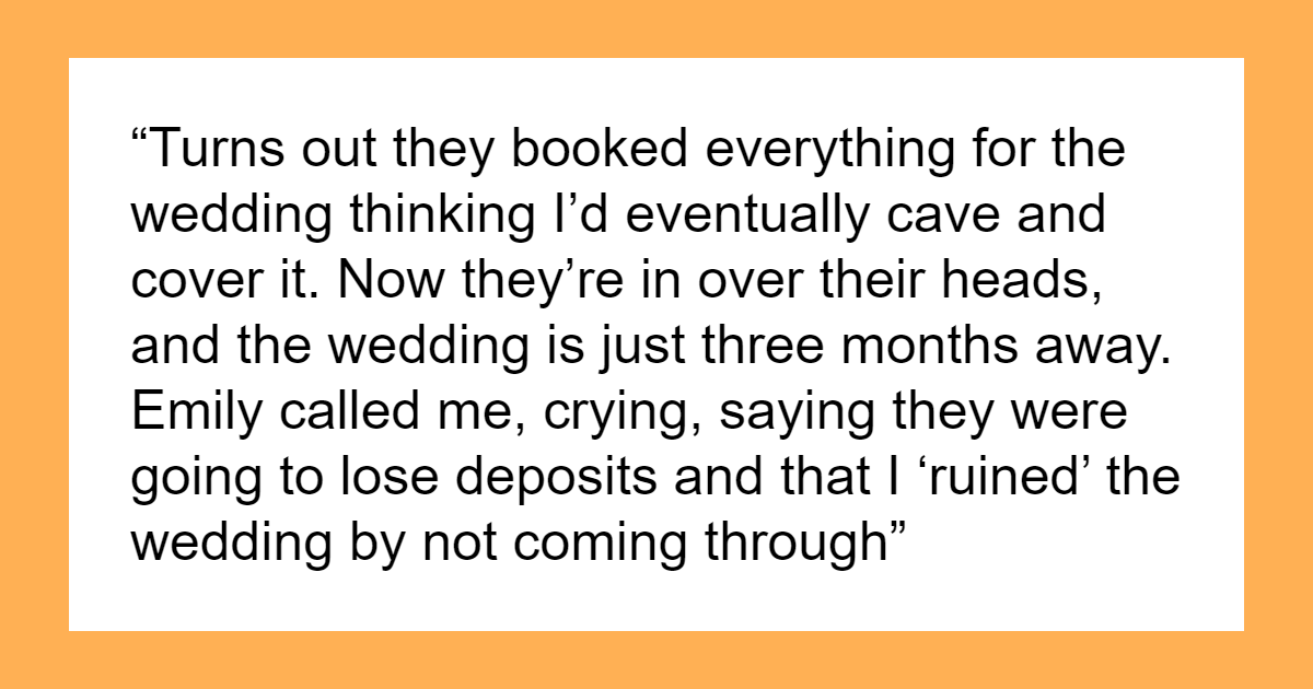 Bride Goes Overboard With A Fancy Wedding After Uncle Promises To Pay ...