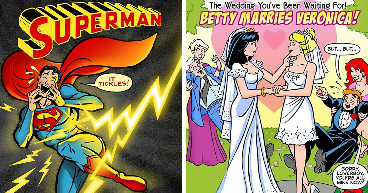 This Artist Created 26 Hilarious Vintage Makeovers Of DC And Marvel ...