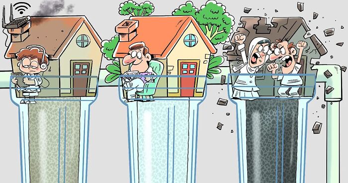 The Uncomfortable Truth: 21 Illustrations Revealing Today’s Societal ...