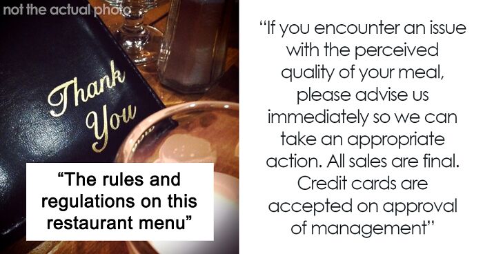 Restaurant’s Over-The-Top Rules Lead To Guest Cancellation, Owner ...