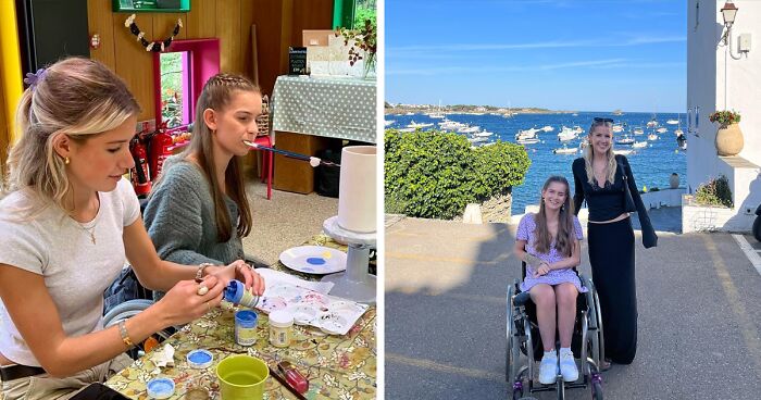 Painter Who Was Paralyzed At 13 Uses Her Mouth To Paint On Her Sister’s ...