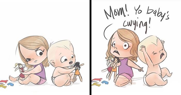 This Artist Made 22 Relatable Comics That Sum Up What A Mother’s Life ...