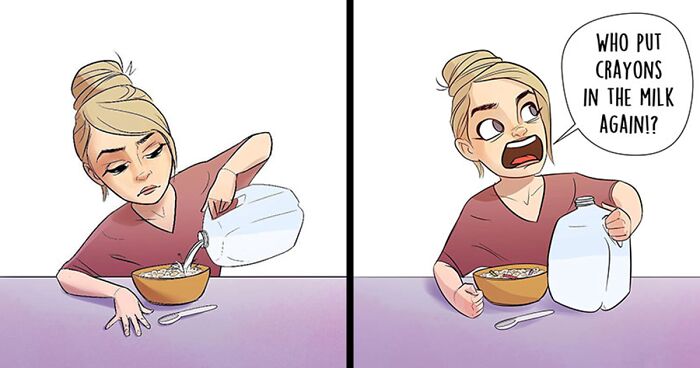 This Artist Made 22 Relatable Comics That Sum Up What A Mother’s Life ...