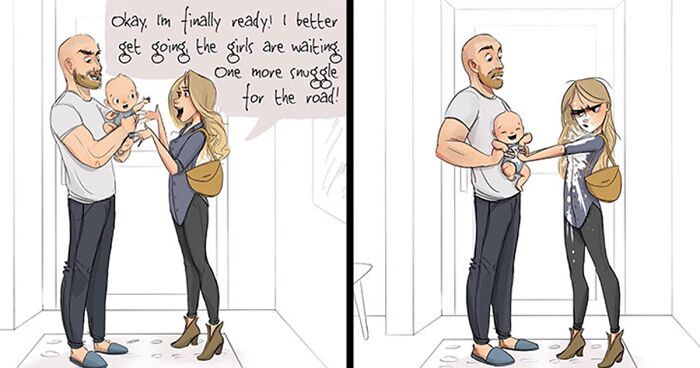 This Artist Made 22 Relatable Comics That Sum Up What A Mother’s Life ...
