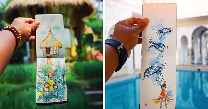 46 Travel Sketches Full Of Magic By Vimal Chandran