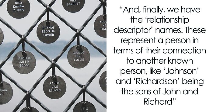 Etymologist Goes Viral By Explaining The Creation Of Last Names